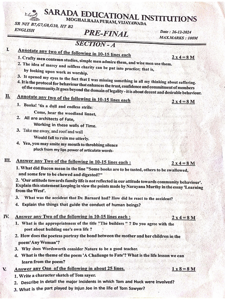 English Pre Final Paper | PDF