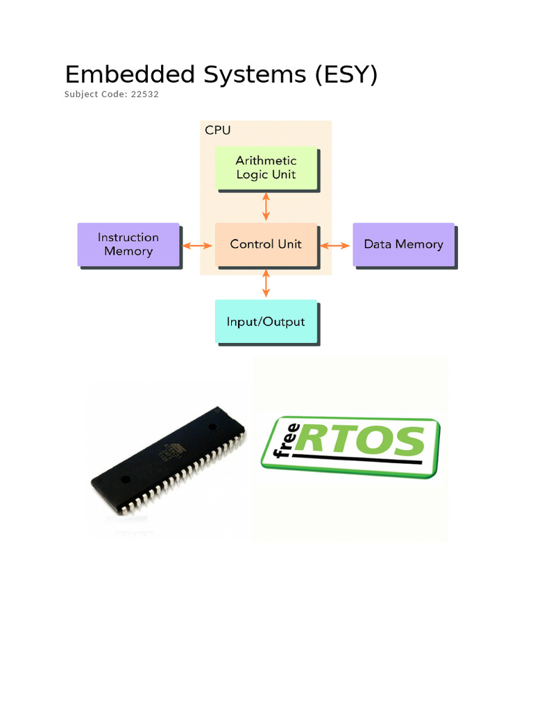 Embedded Systems Architecture Comparison | PDF | Computer Data Storage | Central Processing Unit