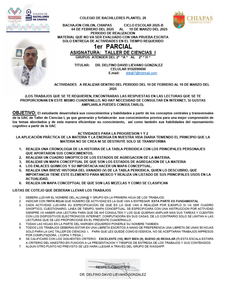 Cuadernillo TDC 1 2025 PDF | PDF | Enlace químico | Mezcla