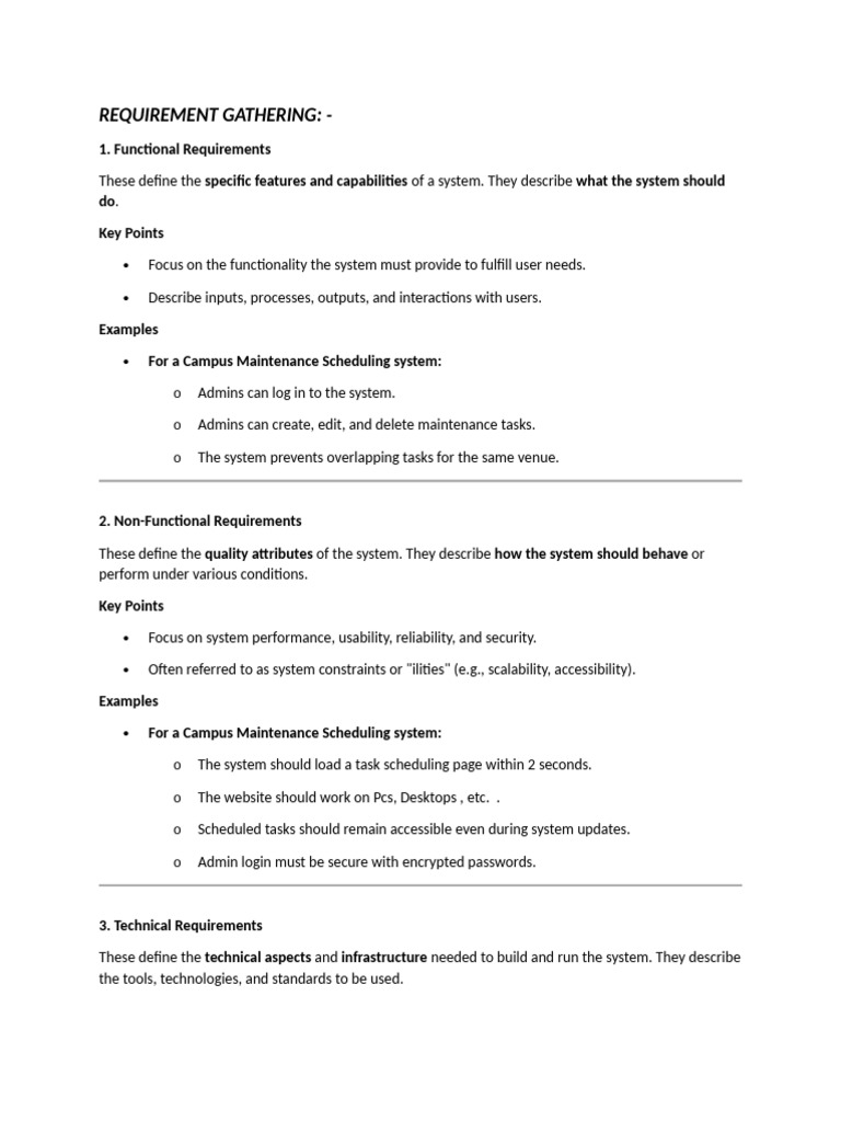 requirement gathering | PDF | Databases | User Interface
