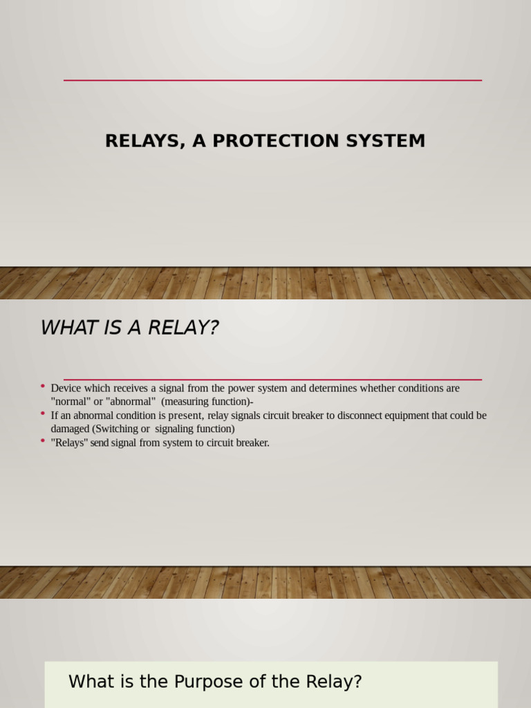 Understanding Power System Relays | PDF | Relay | Electromagnetic Induction