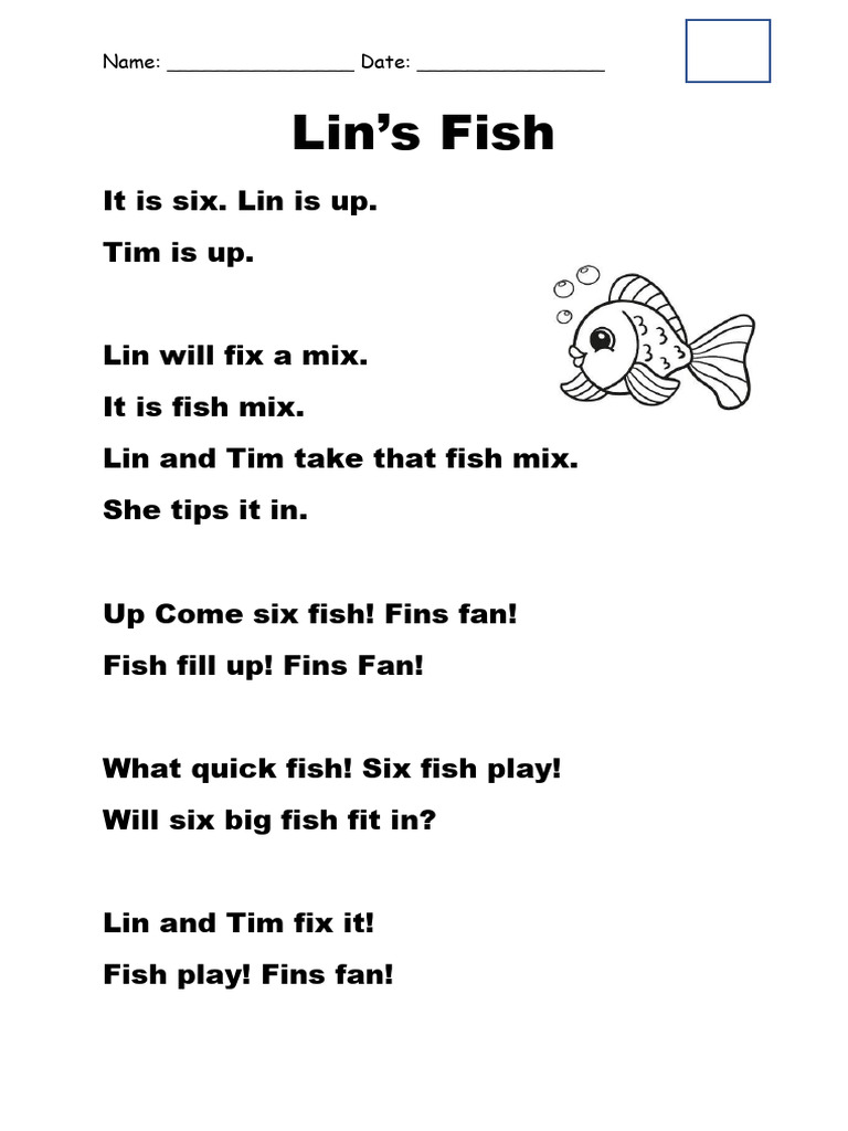 Lin's Fish Story | PDF