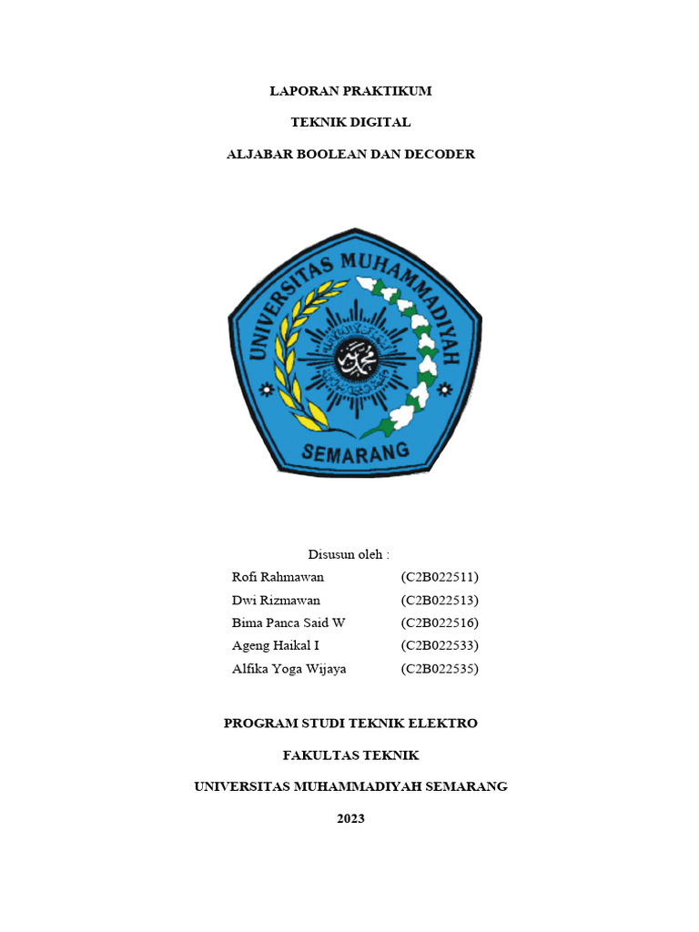 Aljabar Boolean dan Decoder Digital | PDF
