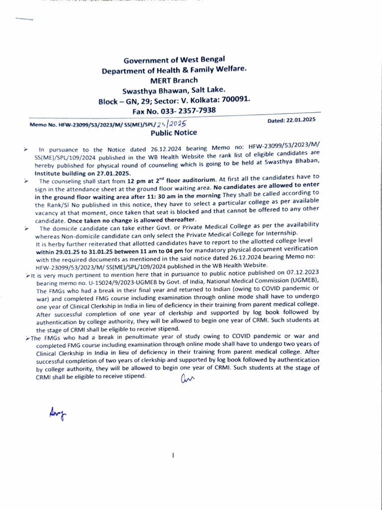 Publice Notice Regarding FMG | PDF