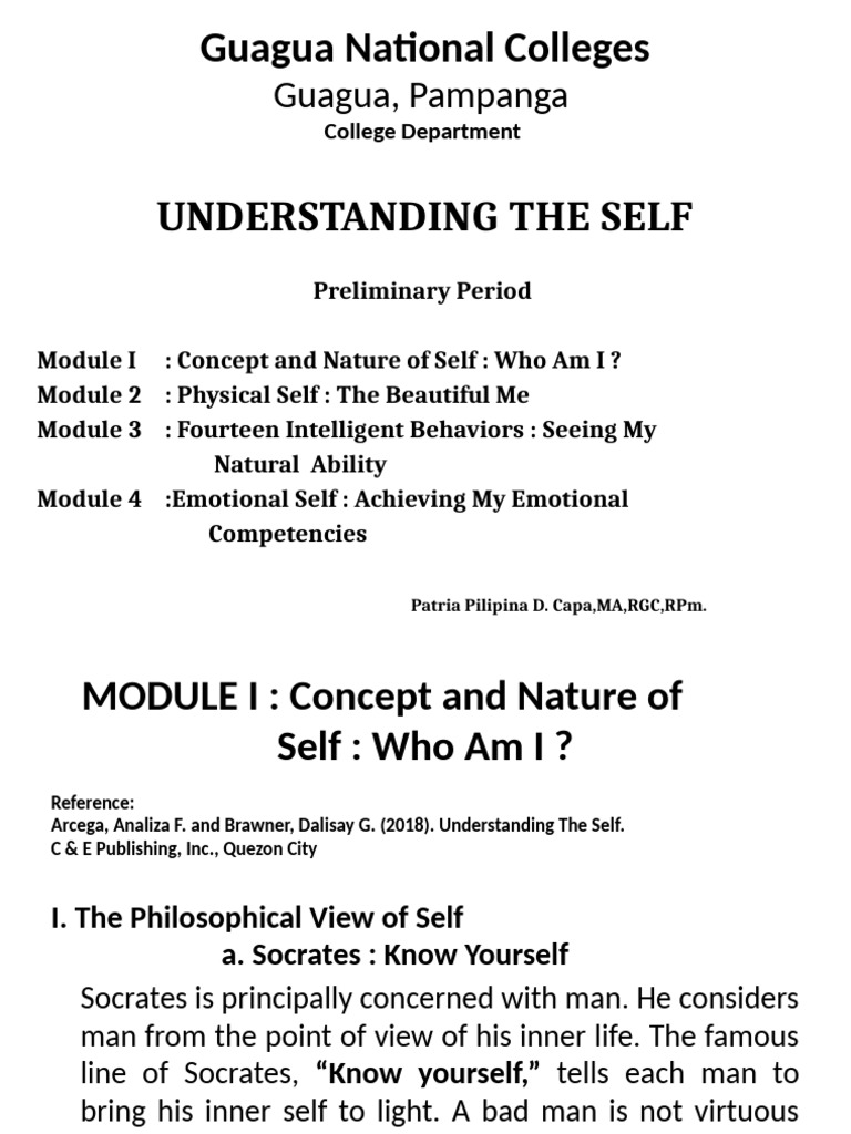 Understanding The Self Prelims. | PDF | Embryo | Emotions