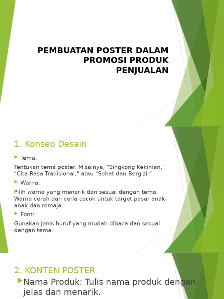 PEMBUATAN POSTER DALAM PROMOSI PRODUKSI PENJUALAN | PDF