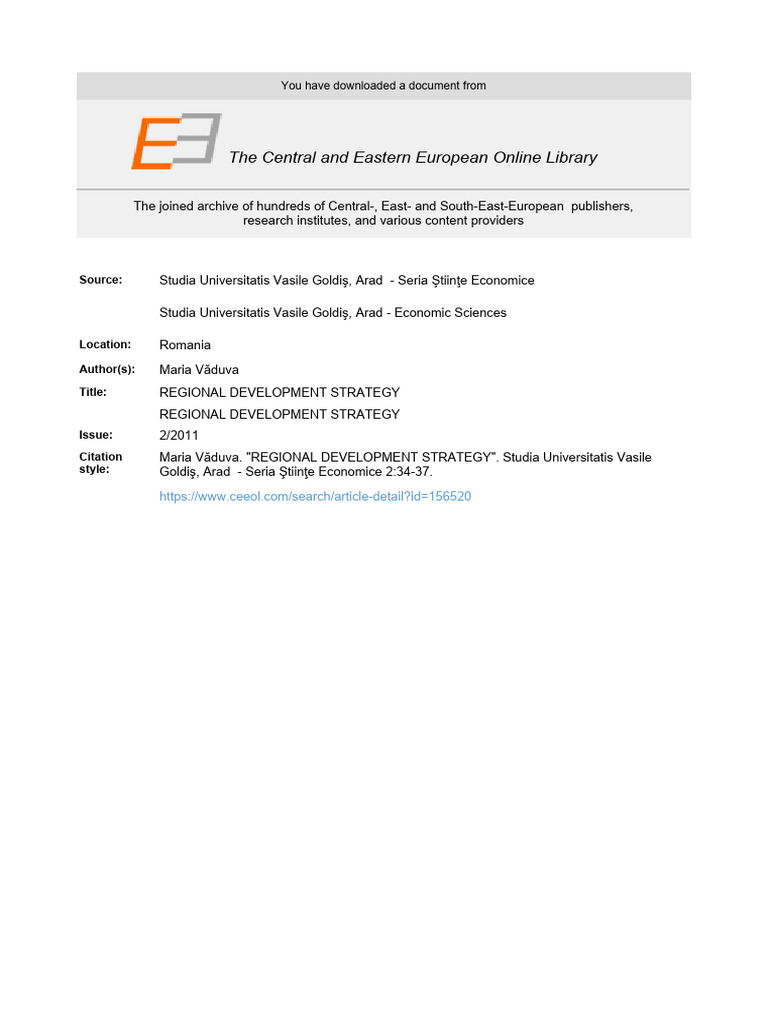 Regional Development Strategy Content 20file PDF | PDF | Tourism ...