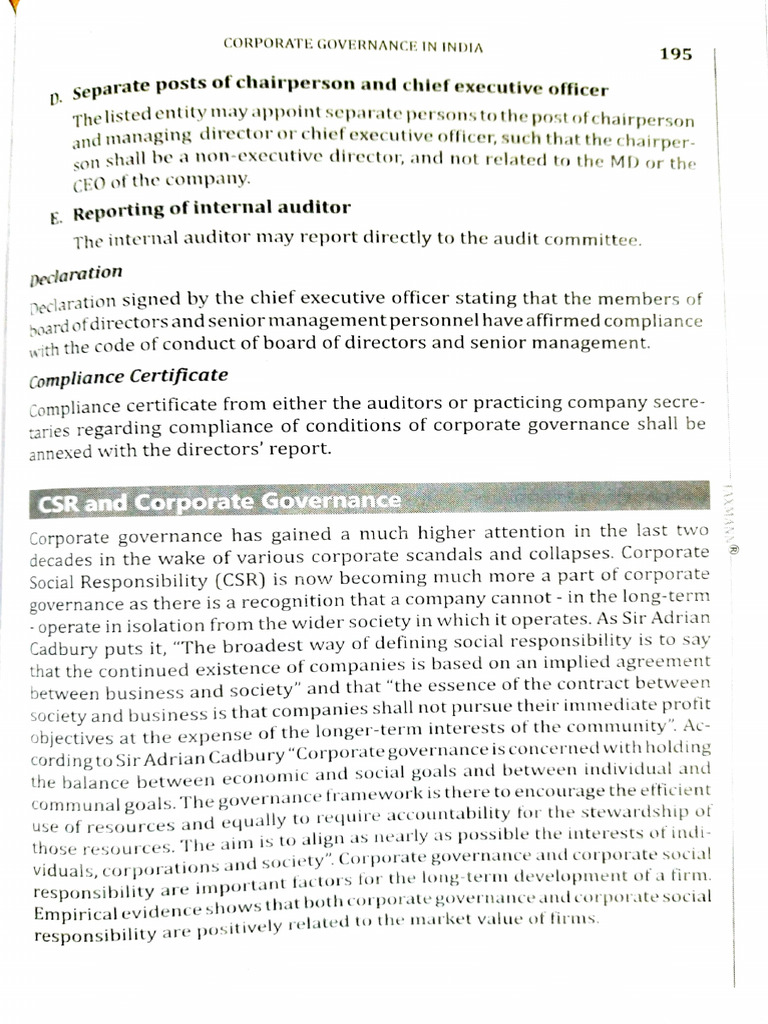 CSR | PDF | Corporate Social Responsibility | Governance