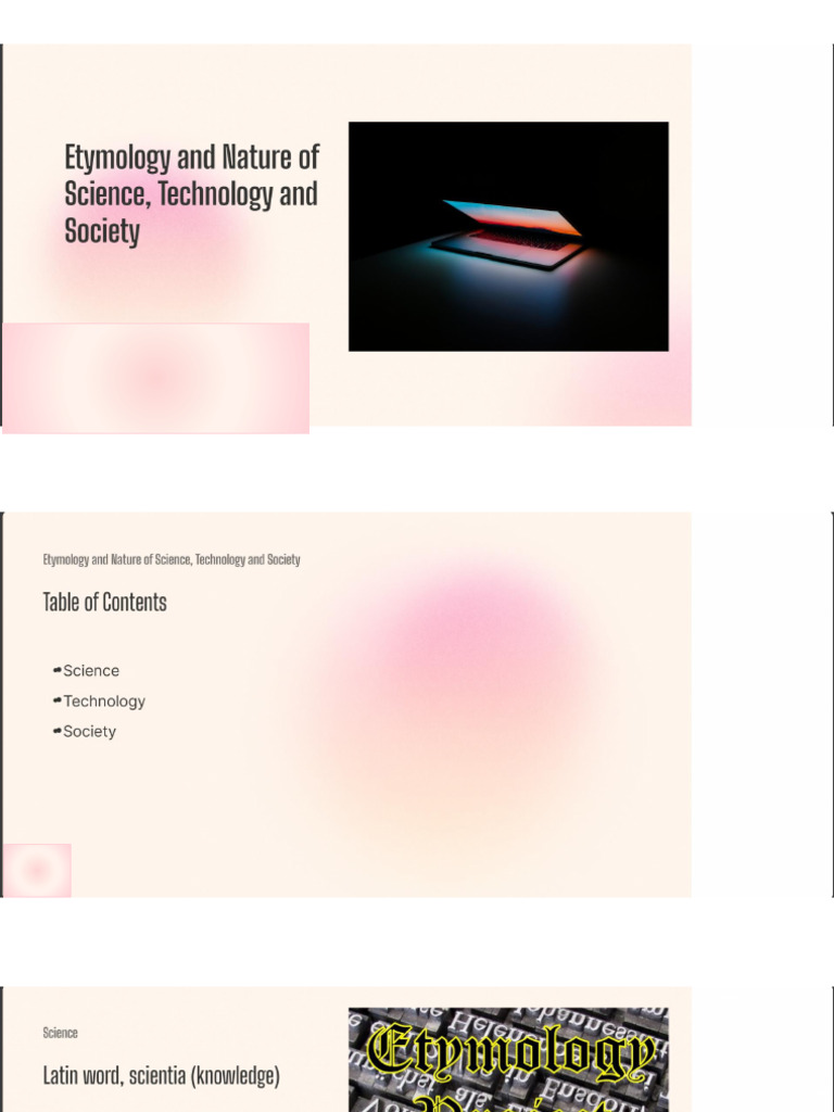 Etymology-and-Nature-of-STS | PDF