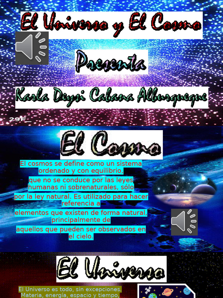 El Universo y El Cosmos | PDF | Universo | Estrellas