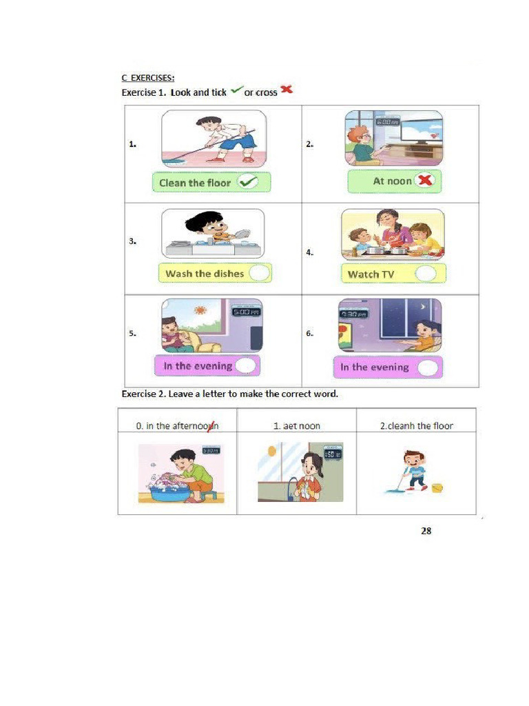 Bài tập unit 14 | PDF