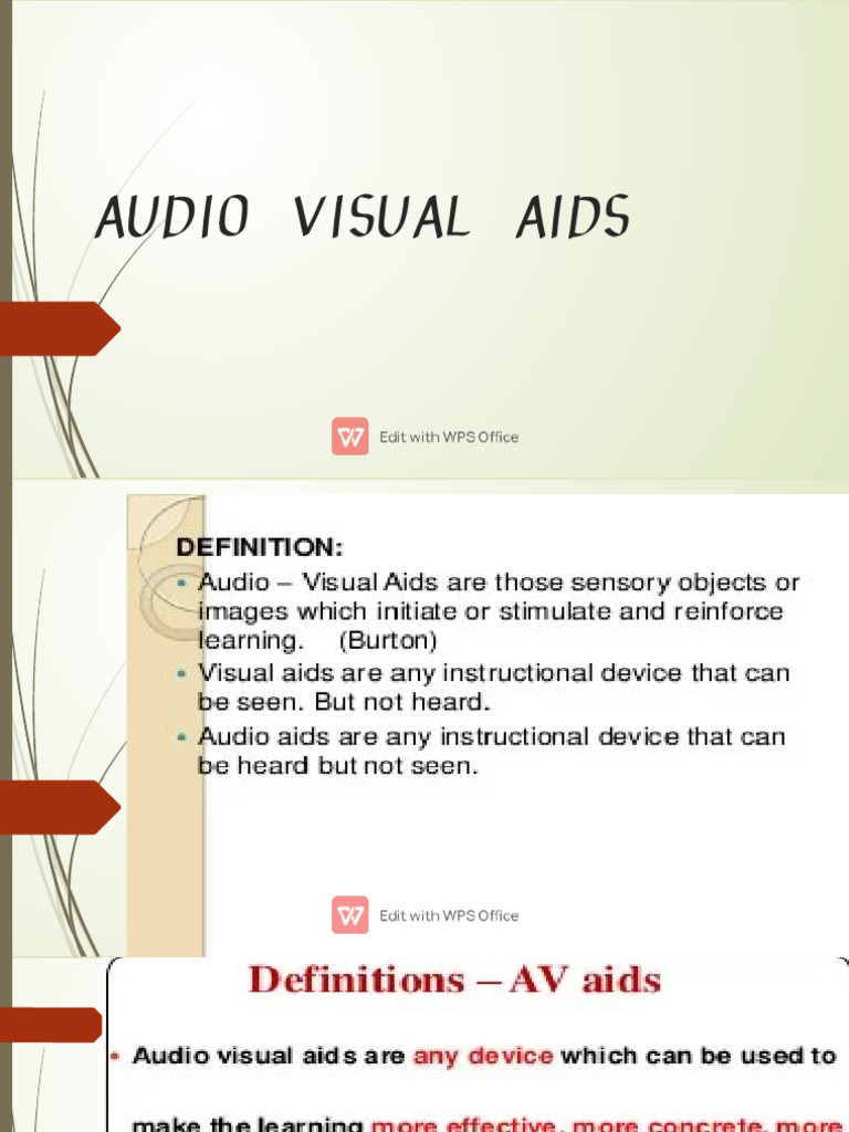 Av Aids | PDF