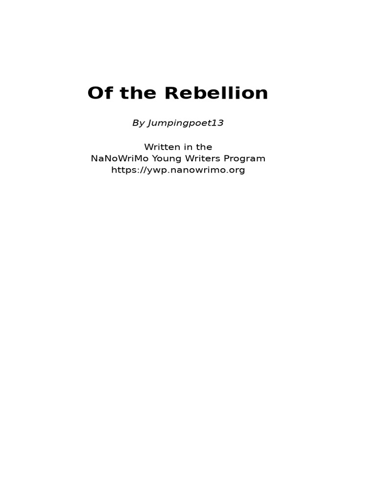 of-the-rebellion-by-jumpingpoet13 (1) | PDF | Deer | Cannon
