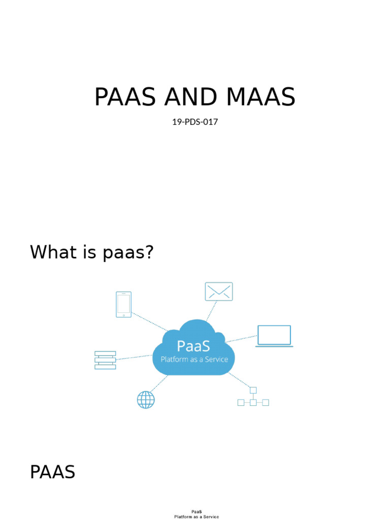 Paas and Maas BASICS | PDF