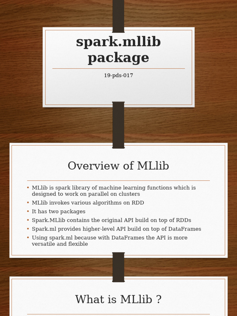 Overview of Spark MLlib Functions | PDF