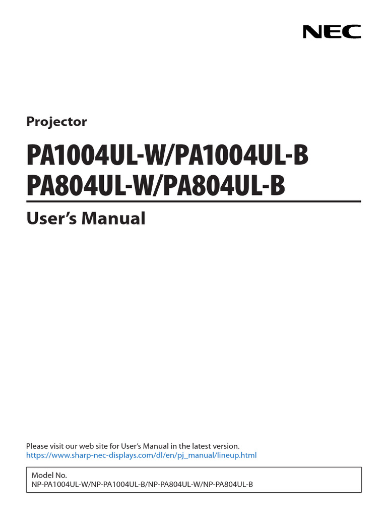 PA1004UL Manual ENG G Ver2 | PDF | Menu (Computing)