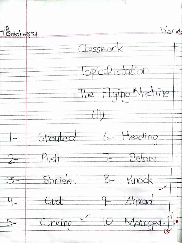 English Dictation 3 Class | PDF