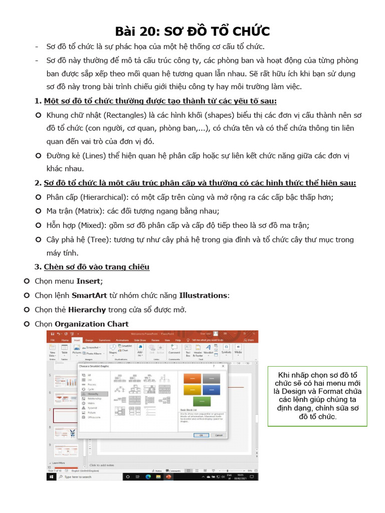 Bai 20. So Do To Chuc | PDF