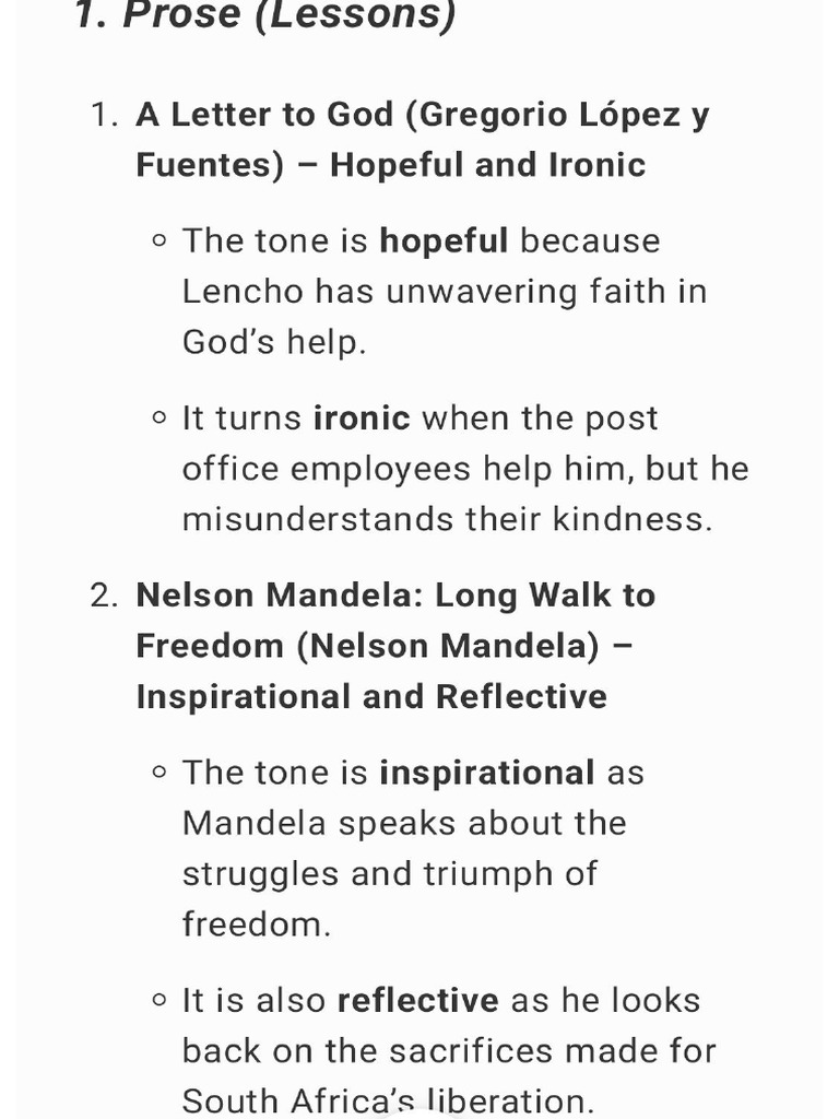 Tone - Lessons, Poems First Flight | PDF