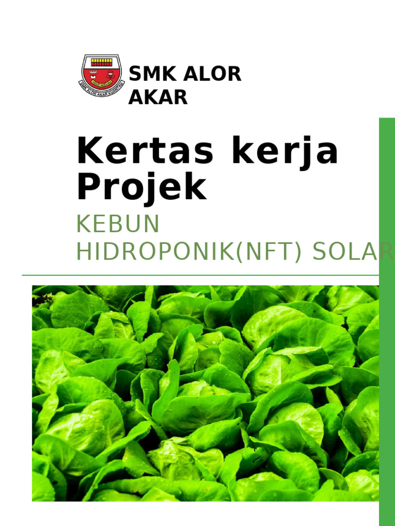 Kertas Kerja Projek Hidroponik Sksi 2 | PDF