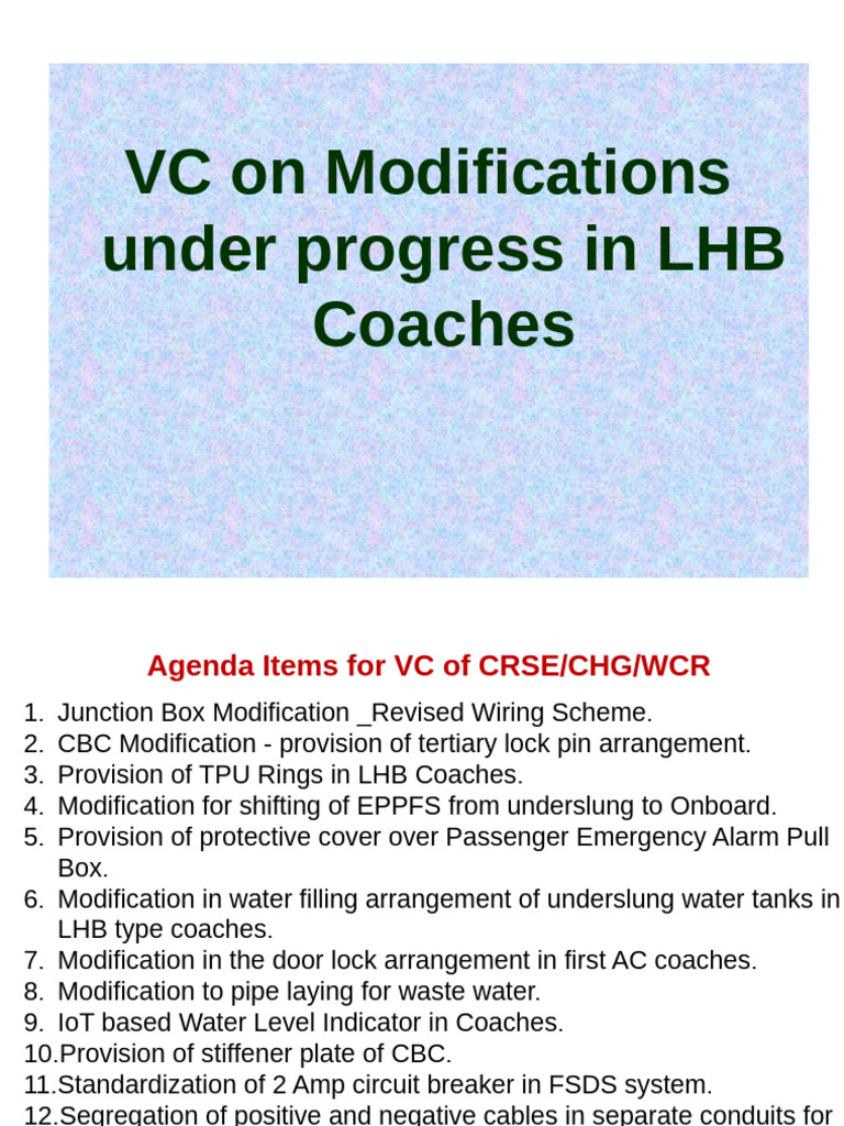 VC Agenda | PDF | Electrical Engineering | Manufactured Goods