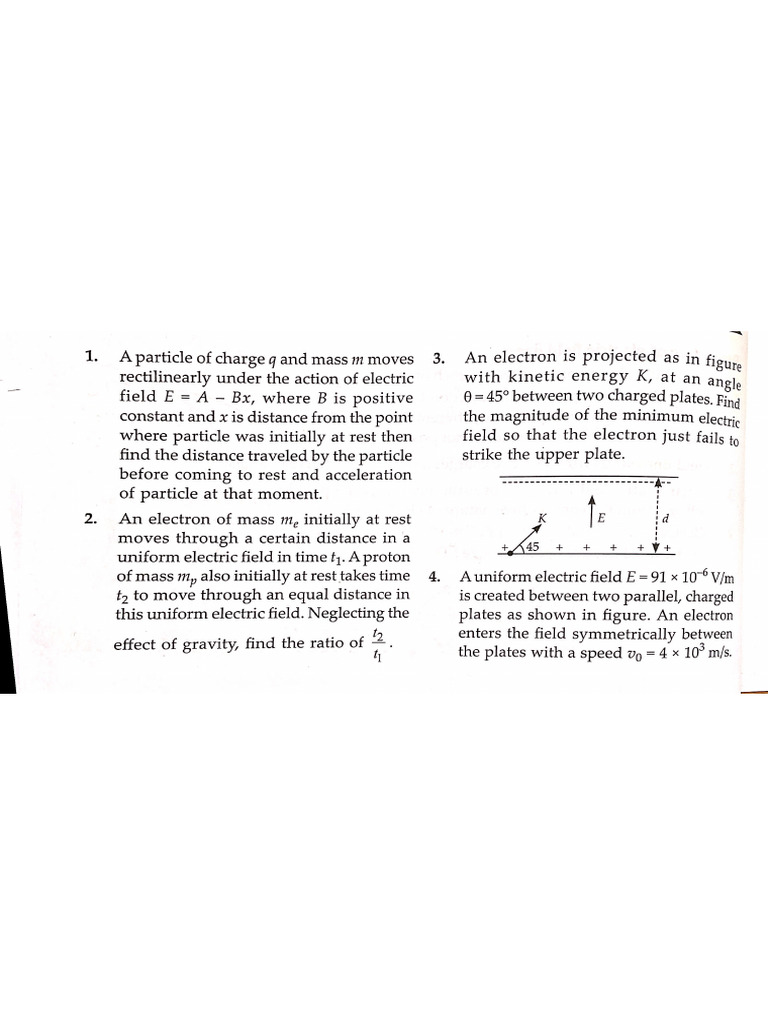 Electrostatic Assignment 2 | PDF
