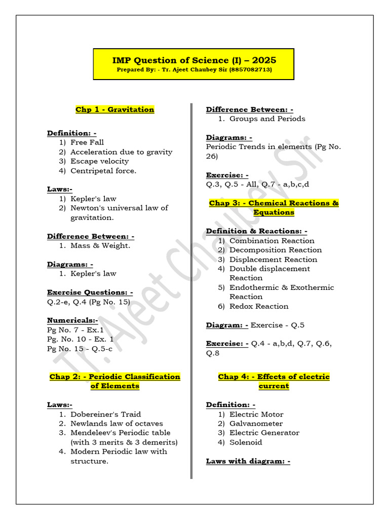 High School Science Guide | PDF | Chemical Compounds | Chemical Reactions