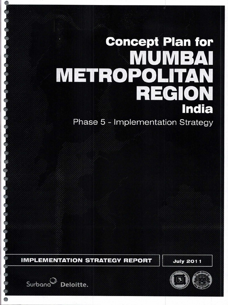 Concept Plan For Mumbai Metropolitan Region India | PDF
