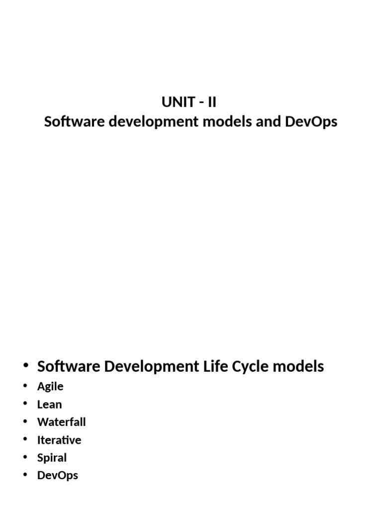 UNIT II | PDF | Software Development Process | Agile Software Development