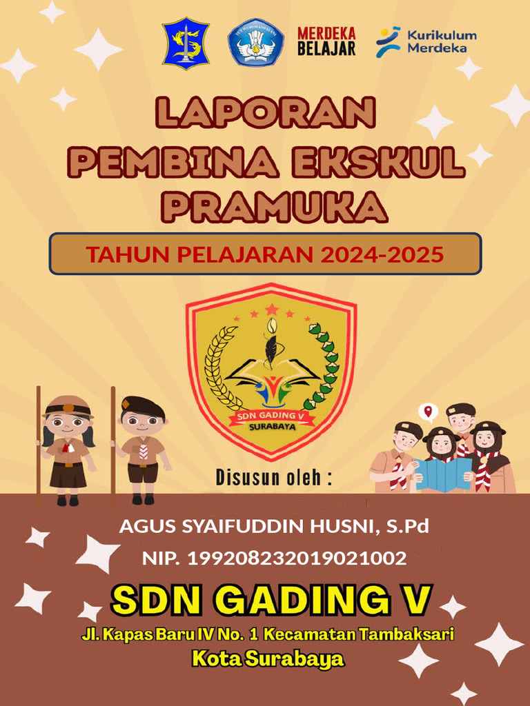 Laporan Kegiatan Pramuka SDN Gading V | PDF