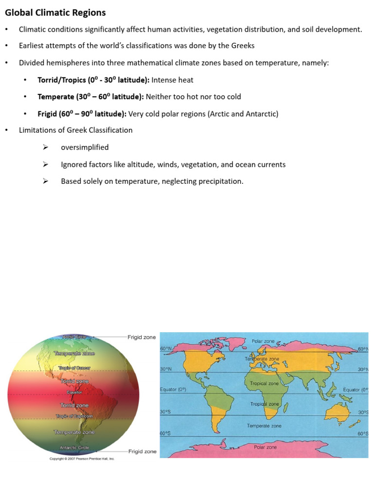 2.Global Climatic Regions | PDF