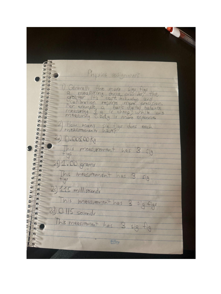 Physics Assignment TASK 1 | PDF