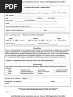 SAFA Player Registration Form 2020/2021 | PDF | Identity Document ...