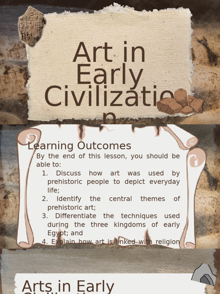 Art in Early Civilization | PDF | Ancient Egypt | Egyptian Pyramids