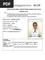 School Prefects Application Form | PDF | Leadership