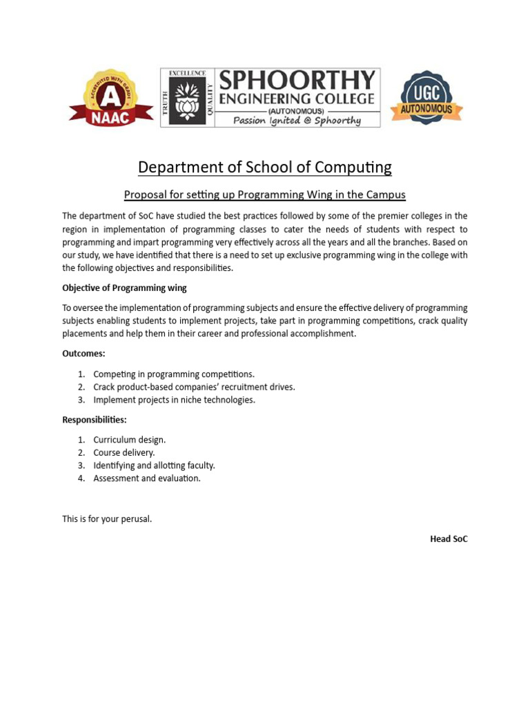 Proposal For Big Data COE and Programming Wing in SPHN | PDF | Apache ...