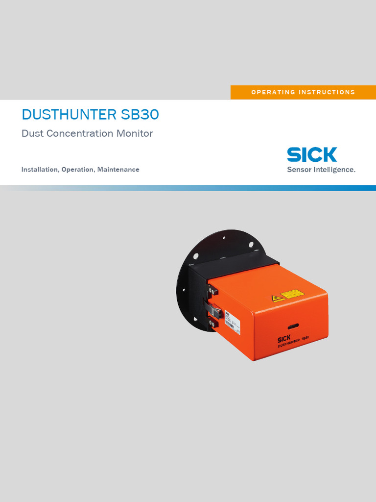 operating_instructions_dusthunter_sb30_en_im0050043 | PDF | Scattering ...