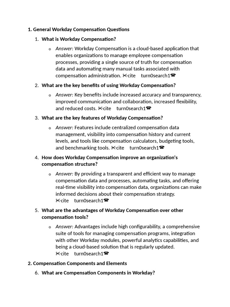 Workday Compensation | PDF | Salary | Payroll