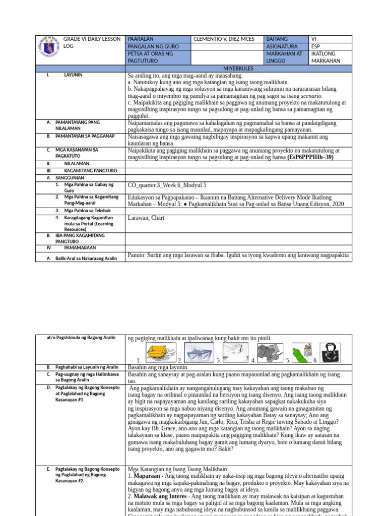 DLL Esp 6 | PDF