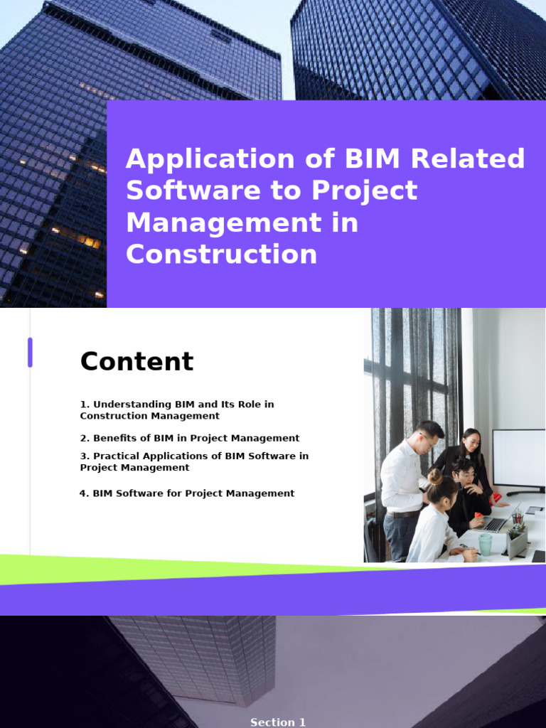 Application of BIM Related Software To Project Management in | PDF ...