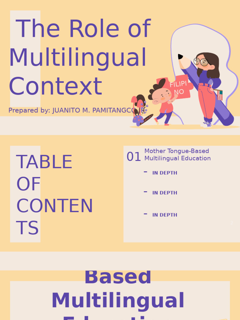 Multilingual-Philippines-MAED_Report | PDF | Second Language | Reading ...