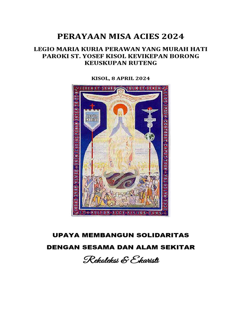 Acies Legio Maria Kuria Kisol 2024 | PDF