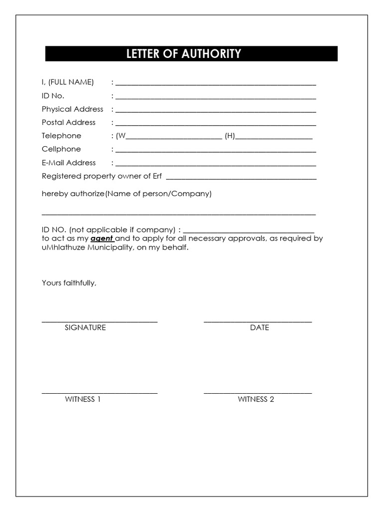 LETTER_OF_AUTHORITY | PDF