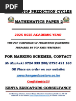 Kcse 2024 Computer Final Prediction | PDF
