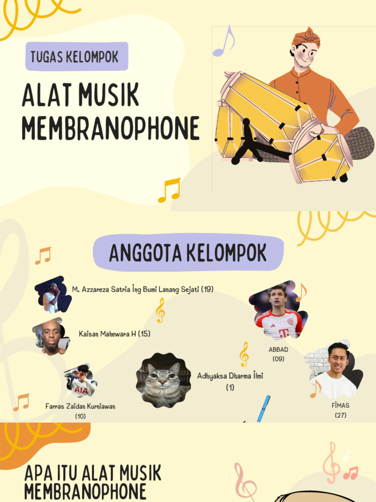 Alat Musik Membranophone | PDF