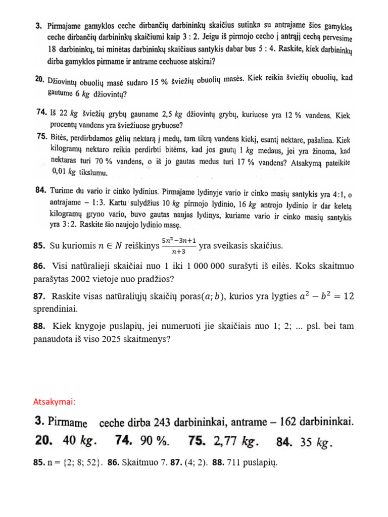 2 Kl. ND Pries KD Desningumai (Sistema, Reiskiniai, Lasteliena... ) | PDF