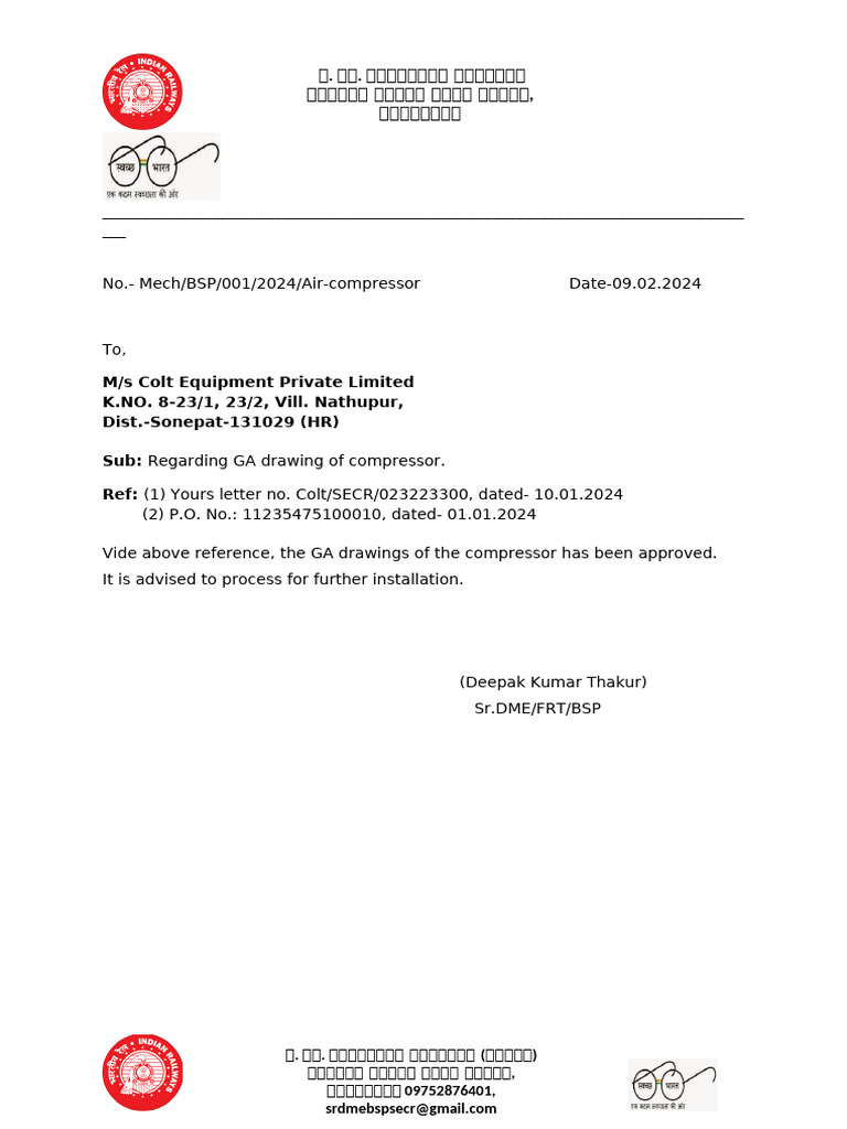 COLT letter | PDF | Chemical Equipment | Gases