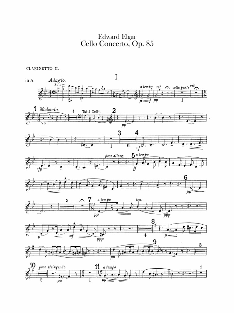 Elgar Clarinet II | PDF