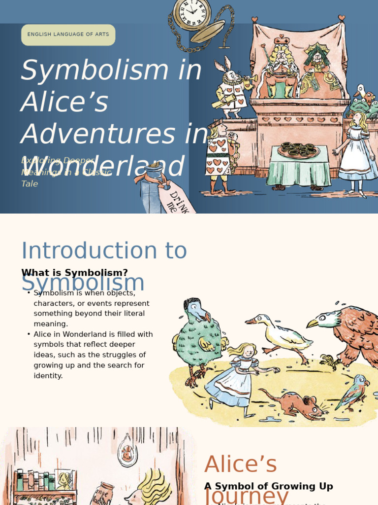 Symbolism of Growing Up in Wonderland | PDF | Alice (Alice's Adventures ...