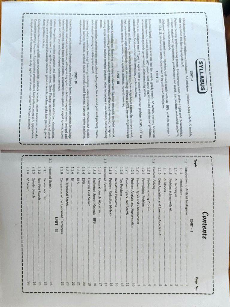 AI UNIT1material | PDF | Artificial Intelligence | Intelligence (AI ...